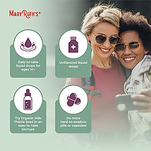 Mary Ruth's Organic Milk Thistle Seed Liquid Extract, 1 FZ