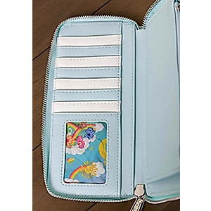 Loungefly Care Beaas Care-A-Lot Castle Zip-Around Wallet Care Bears One Size