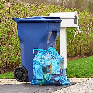 Hefty Recycling Trash Bags, Blue, 13 Gallon, 60 Count