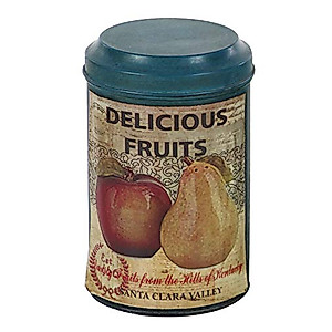 Deco 79 Metal Canister S/3 6", 7", 8" H-24989, 6"/7"/8"