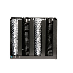 San Jamar (SAO7G) - PCL2 2 Portion/Sauce Cup Lid Organizer, Black