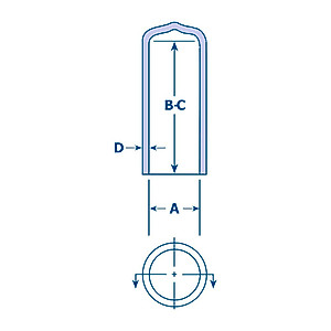 Round Vinyl Caps - 1.500" x 1.500" Round Vinyl Cap (RVC9044) Material: Red Vinyl MOCAP RVCC9044R-10 (qty100)