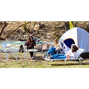 FORMA MARINE Boat Chairs White Vinyl MESH Deck Folding Marine Aluminum Furniture Set of 2 M100PW