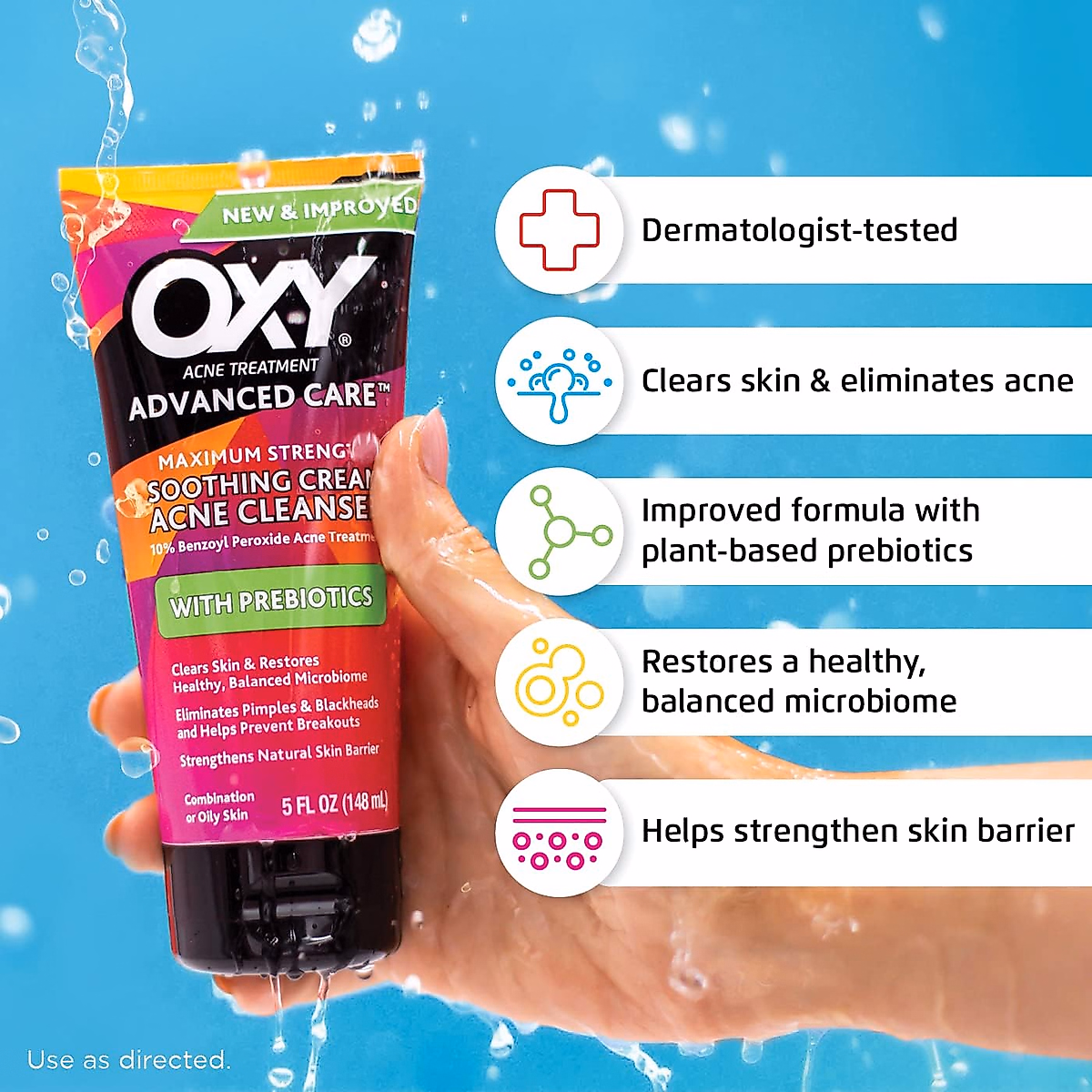 Oxy Maximum Action Face Wash, 5 Oz.