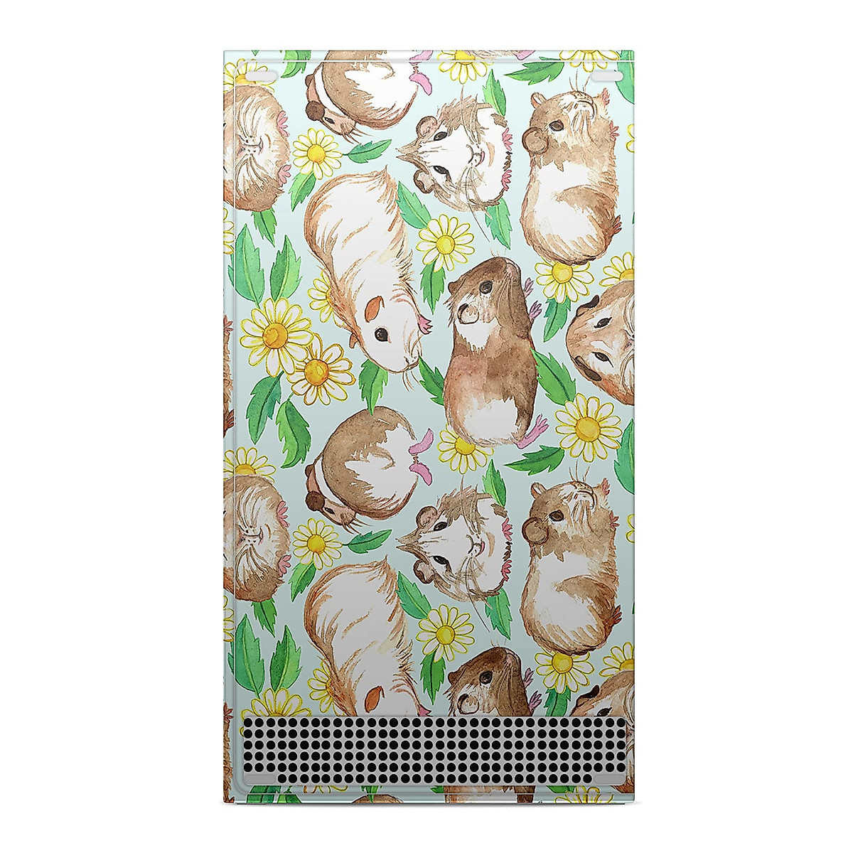 Head Case Designs Officially Licensed Micklyn Le Feuvre Guinea Pigs And Daisies In Watercolour On Mint Art Mix Vinyl Sticker Gaming Skin Decal Cover Compatible With Xbox Series S Console