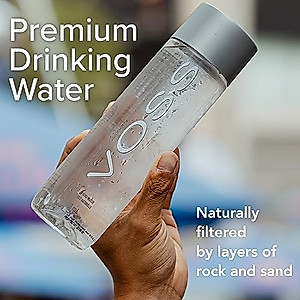 VOSS Premium Still Bottled Natural Water - BPA-Free - High Grade PET - Recyclable Plastic Water Bottles - Pure Drinking Water with Unique & Iconic Bottle Design - 12 Pack