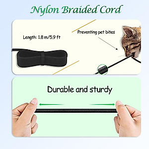 Aiivioll Wireless Mouse USB Charging Cable 1.8M for Razer Viper Ultimate,Basilisk Snake Ultimate,Viper V2 Pro,Viper Professional,with Nylon Braided Cable,Durability&Fast Charging(Black)