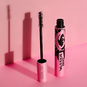 FLOWER Beauty By Drew Barrymore Volumizing Mascara - Warrior Princess - With Clump Free Technology for Lash Lengthening + Lash Lifting + Curling - Washable + Defining + Buildable - Black