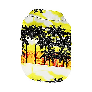 Pet Clothes for Medium Dogs Summer Pet Summer Floral Cat Shirt Hawaiian Printed Pet T Shirts Beach Seaside Puppy Shirt Sweatshirt for Small Cat
