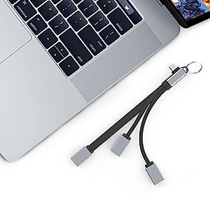 USB C Hub 3-in-1 USB C Docking Station Portable USB C Hub Compatible Type-C Interface Phones and Computers Support USB-A 3.0/2.0 Port , Mac Pro, Mac Mini, iMac, Surface Pro