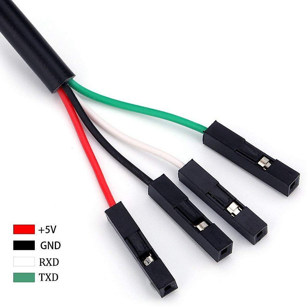 EVISWIY PL2303TA USB to TTL Serial Cable Debug Console Cable for Raspberry Pi 3 Pack