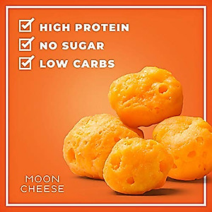 Moon Cheese - 100% Natural Cheese Snack - Cheddar - 2 oz, 10 ounce (pack of 1)
