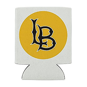 California State University Long Beach Primary Logo Can Cooler - Drink Sleeve Hugger Collapsible Insulator - Beverage Insulated Holder