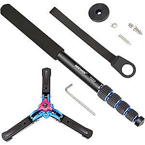 Neewer Extendable Camera Monopod with Removable Foldable Tripod Support Base:Aluminum Alloy,20-66 inches/52-168 Centimeters for Canon Nikon Sony DSLR Cameras,Payload up to 11 pounds/5 kilograms