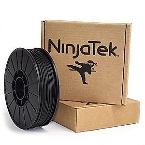 NinjaTek 3DNF01129010 NinjaTek NinjaFlex TPU Filament, 3.00mm, TPE, 1kg Midnight (Black) (Pack of 1)
