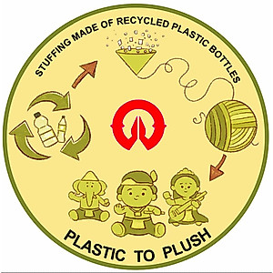 MODI TOYS Saraswati Devi Collection - Mantra Singing Plush Toys and Book | Ideal for Newborns, Infants, Toddlers, Grandparents | Best for Diwali, Baby Shower, Birthday, Housewarming