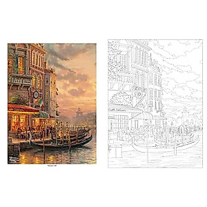 Thomas Kinkade Studios Inspired Destinations: A Coloring Book for Travelers