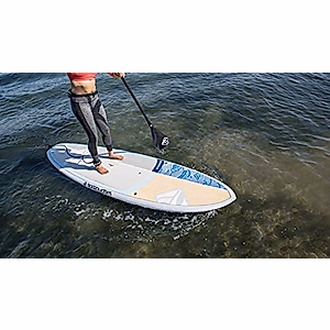 Boardworks Kraken | Surf and Fun Stand Up Paddleboard | EXP Veneer - Epoxy Hardboard | 10' 3", Bamboo/Grey/Ocean