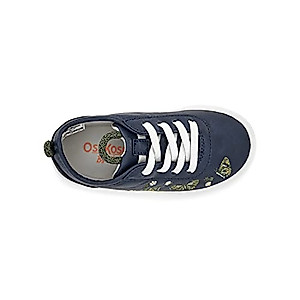 OshKosh B'Gosh Girls Sugar Sneaker, Navy, 9 Toddler