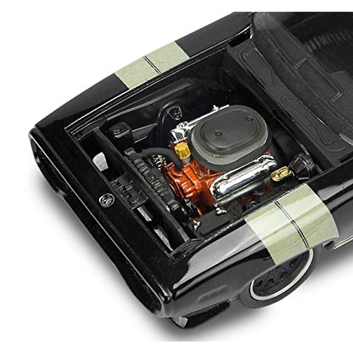 RMX Revell 85-4477 Fast & Furious Dom's 1971 Plymouth GTX 1:24 Scale 87-Piece Skill Level 4 Model Car Building Kit, Clear,White