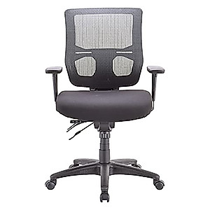 Eurotech Seating MFST5455-BLKM Office Chairs, Black