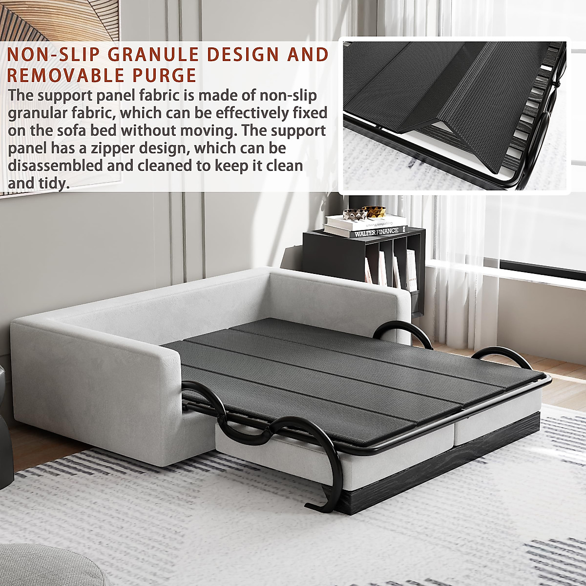 Imperius® Sleeper Sofa Bed Support Board,Sleeper Sofa Support for Sofa Bed Slats,Sleep Sofa Bar for Sofa Bed or Pullout Couch,No Assembly Needed(Queen 48x60)