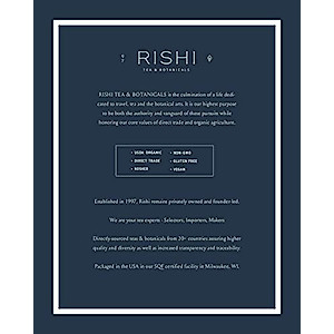 Rishi Tea Turmeric Ginger Herbal Tea | Immune Support, Organic, Caffeine-Free, Ayurvedic, Energy-Boosting | Citrus Flavors for Taste | 15 Sachet Bags, 1.75 oz (Pack of 2)