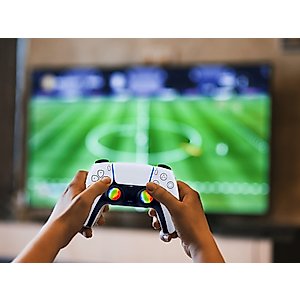 Accessories Kit Bundle for PS5 DualSense Controller, 10pcs Spring Trigger + 4pcs Silicone Thumb Grips Joystick Caps + 1pair L2 R2 Trigger Extender for Playstation 5 Controller