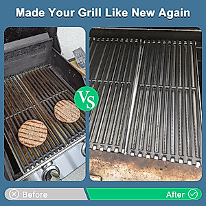 Repair Kit for Charbroil 463242516 463242515 463355220 463367016 463342620 463342420 Grill Parts, G466-2400-W1 Cooking Grate Infrared Emitter & G474-0017-W2 Grill Grate for Charbroil 463242516 Grill