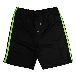 Disney Pixar Toy Story Buzz Lightyear Big Boys Cosplay T-Shirt and Mesh Shorts Set Buzz Lightyear Black/Green 10-12