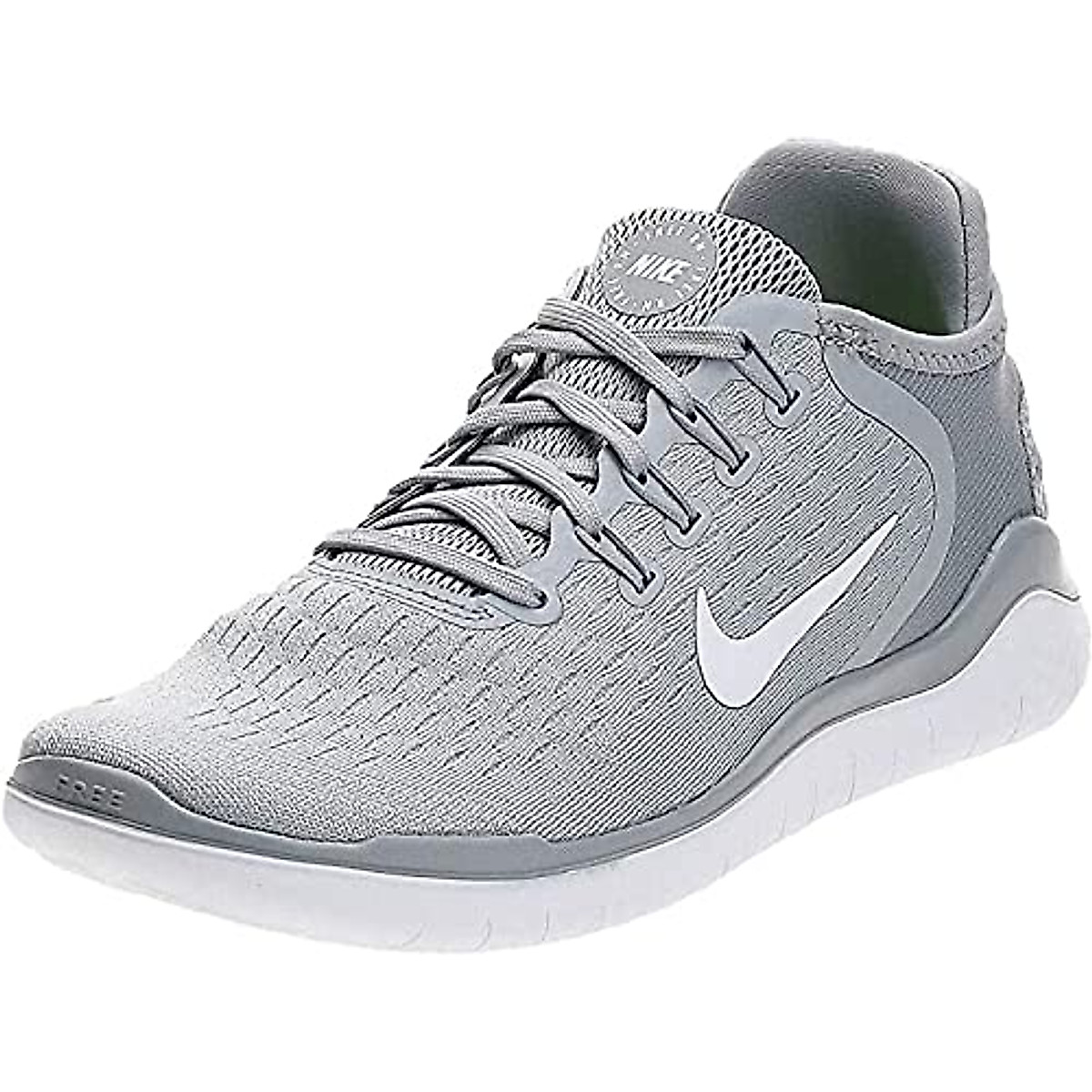 Nike Womens Free RN 2018 Running Shoes (8.5, White)