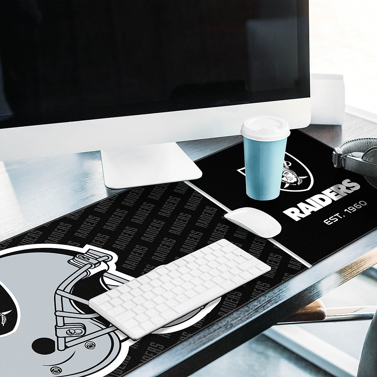 YouTheFan NFL Las Vegas Raiders Logo Series Desk Pad SMU