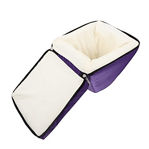 Vaguelly Crystal Singing Pyramid Case, Resistant Storage Bag Carrying Pouch, Purple