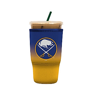 Sok It Java Sok NHL Iced Coffee & Cold Soda Insulated Neoprene Cup Sleeve (Buffalo Sabres, Large: 30-32oz)