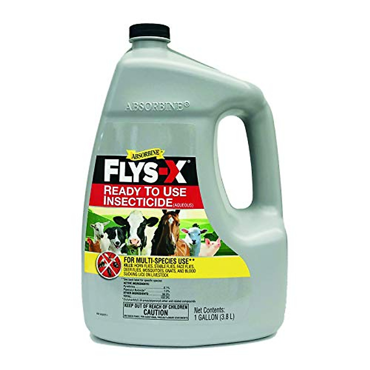 Absorbine Flys-X for Livestock RTU Insecticide, 1 Gallon