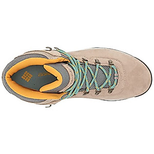 Columbia Women’s Newton Ridge Plus Waterproof Amped Hiking Boot, Waterproof Leather, Oxford Tan/Dusty Green, 9