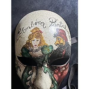 Harlequin Framed Wall Mask