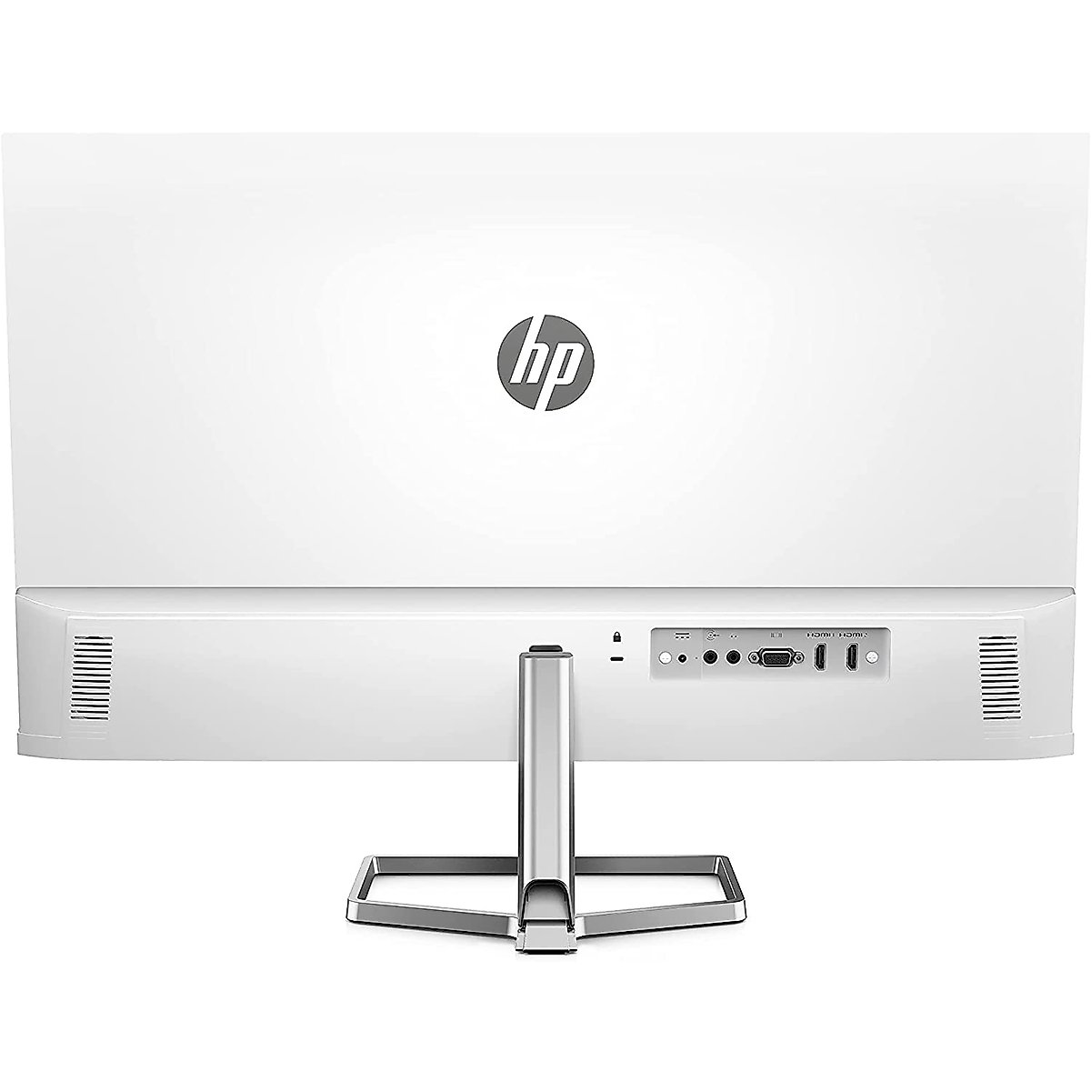 HP 27" Monitor FHD IPS LED Backlit with Audio White Color, Display Features: On-Screen Controls; AMD FreeSync™; Low Blue Light Mode; Dual Speakers (2W per Channel). M27fwa