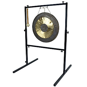 The Gong Shop 24” Chau Gong - Includes Adjustable Gong Stand & Mallet/Authentic Chinese Chau Gong/Great for Sound Healing, Home, or Office