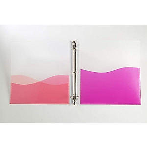 Filexec Products 1-Inch Wave, Ring Binder - Pack of 4 (50387-6447)