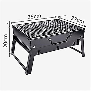 Gas grill BBQ Stove Portable BLACK Small Barbecue Stove Charcoal BBQ Grill Patio Camping Picnic Burner Foldable BBQ Grills