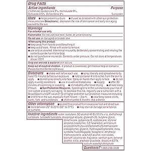 Coppertone Glow with Shimmer Sunscreen Spray, Water Resistant, Broad Spectrum SPF 30, 5 Oz Spray