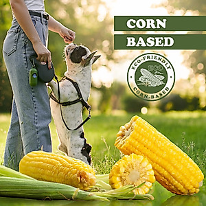 240-Pack Unscented Dog Poop Bags,Certified Compostable Dog Poop Bags, Biodegradable poop bags,Pet Accessories,Dog Waste Bags for Housebreaking!Bag Refills for Dogs,Puppy supplies,Cat Litter Bags