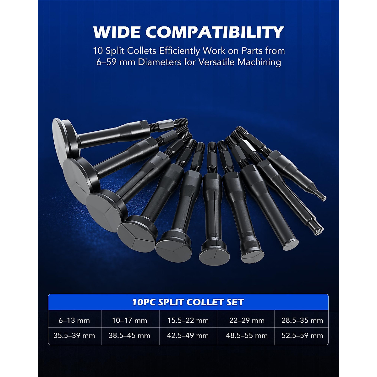 Orion Motor Tech Blind Hole Collet Bearing Race and Seal Puller Extractor Kit, Slide Hammer Pilot Insert Inner Bearing Removal Tool Set, 16 Pieces