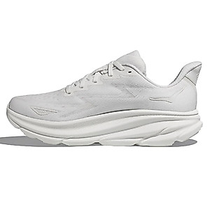 Hoka Women's Clifton 9 Sneaker, White/White, 8