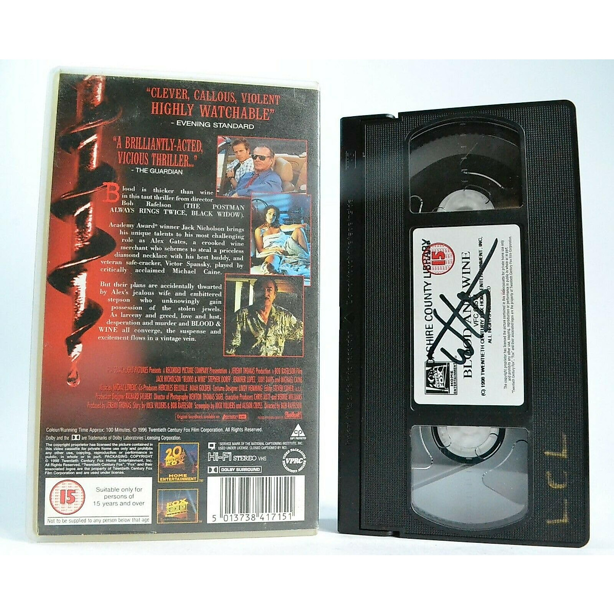 Blood and Wine [VHS]