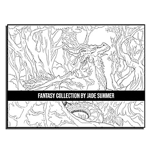 Fantasy Collection: An Adult Coloring Book with 100+ Incredible Coloring Pages of Mermaids, Fairies, Vampires, Dragons, and More!