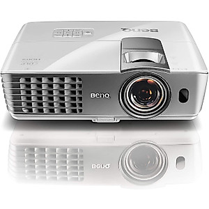 BenQ W1080ST 1080p 3D Short Throw DLP Home Theater Projector (White)