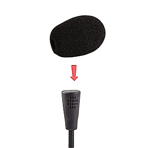 LEFXMOPHY Pop Filter Replacement for Turtle Beach Game Headset Microphone Windscreen Mic Boom Foam Cover, 3-Pack