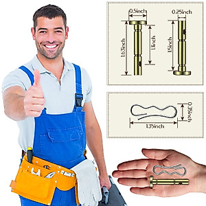 Lasnten Shear Pin and Cotter Pin Kit Snow Blower Shear Pin 738-04124A and 714-04040 for Snow Blower (30)